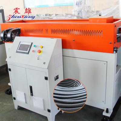 China Flexible Production Plastic Pipe Machine for Small Diameter Single Wall Corrugated Pipes with 40 - 120 Kg / h Capacity and 7500 * 1600 * 1700 mm Dimensions for sale