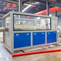 China Energy-Saving Plastic Pipe Machine with 90 - 200 mm Pipe Diameter and 1 - 5m/min Line Speed for MPP Power Cable Tube Precise Extrusion for sale