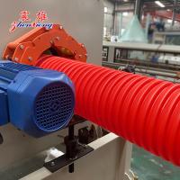 China 1-5m/min Plastic Corrugated Tube Extrusion Line MPP Power Cable Pvc Pipe Extruder for sale