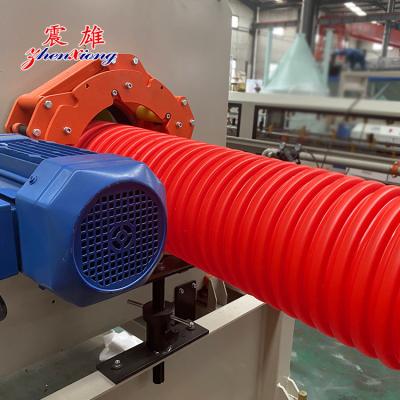 China 1-5m/min Plastic Corrugated Tube Extrusion Line MPP Power Cable Pvc Pipe Extruder for sale