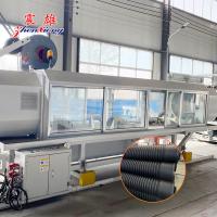 China 300-600kg/H Plastic Pipe Extrusion Line 200mm- 600mm Double Wall Hdpe Pipe Machine for sale