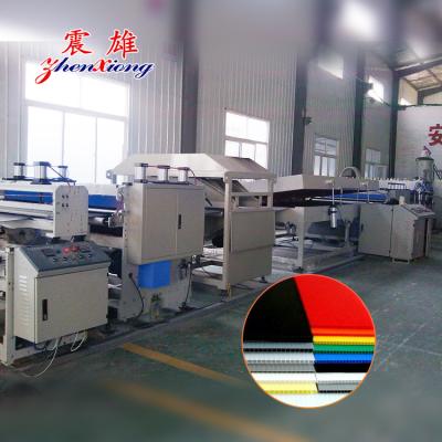 China PP PE Hollow Plastic Board Extrusion Machine  Plastic Sheet Extruder for sale