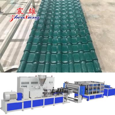 China 55kW 38CrMoAlA Plastic Board Extrusion Line Synthetic Resin Tile Pp Sheet Extrusion for sale
