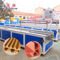China High Precision  Plastic Profile Production Line High Speed PVC Wpc Profile Machine Extruded for sale