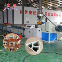 China UPVC Window Door Profile Production Line Simple Operation Instrument Plastic Profile Production Line for sale