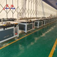 China Auto Gasket Welding Machine with PLC Automatic Control for Double Corners At Once and 650 Sets/Shift Production for sale