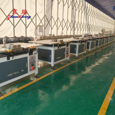 China Auto Gasket Welding Machine with PLC Automatic Control for Double Corners At Once and 650 Sets/Shift Production for sale