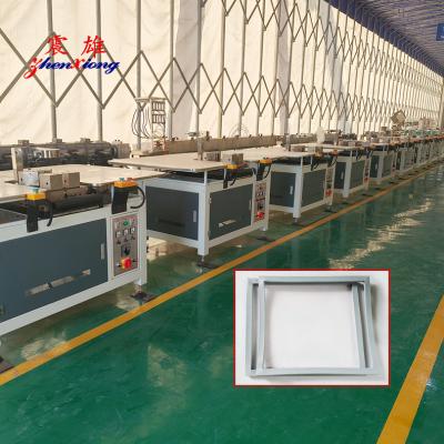 China PLC Control Auto Gasket Welding Machine with One Time Weldable Double Corner and 600-650 Sets/shift Capacity for sale