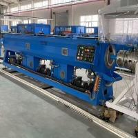 China PLC  OPVC Pipe Machine 90mm - 315mm Pipe Extruder Machine For Drainage Pipe for sale