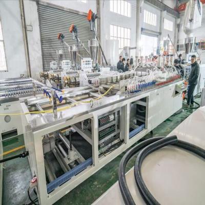 China WPC SPC Door Panel Production Line Stable Extrusion Equipment For Interior Door Sheet Making for sale