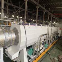 China High Efficiency PE Pipe Extrusion Line 110mm ‑ 400mm HDPE Water Drainage Pipe Production Machine for sale