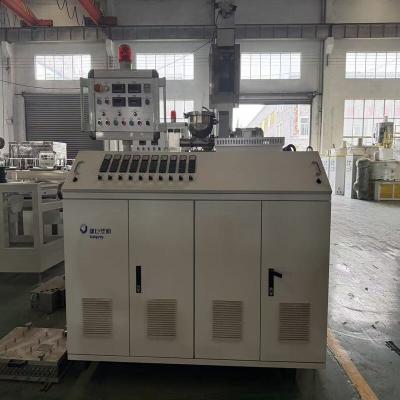 China Wall Panel Production Line 300mm PVC WPC Interior Wall Panel Extrusion Machine for sale