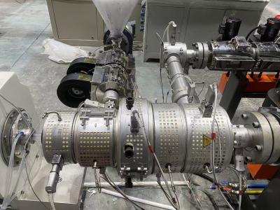 China PVC 150 Square Tube Profile Extrusion Line PVC Profile Extruder for sale