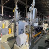 China Three Outlet MBBR Filler Profile Extrusion Line Profile Extruder Machine for sale