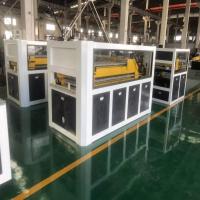 China PVC Wall Panel Production Line Decorative Twin Screw Plastic Sheet Extrusion Line for sale