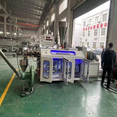 China Feeding Single Screw Pvc Pipe Machine 110mm ‑ 400mm Plastic Pipe Extruder for sale