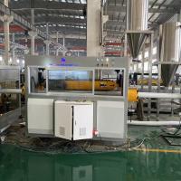 China Feeding Single Screw Pvc Pipe Machine 110mm ‑ 400mm Plastic Pipe Extruder for sale