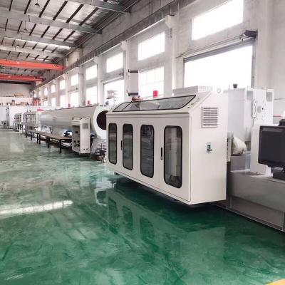 China Customized HDPE PE Pipe Extrusion Line 16 ‑ 630mm  Single Screw Extruder for sale