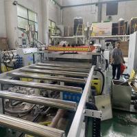 China Decorative WPC Door Extrusion Line Panel Vacuum Mix Plastic Sheet Extrusion Machine for sale