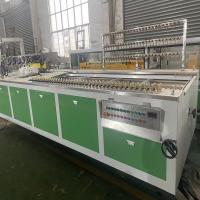 China PVC Foamed WPC Door Production Line Mixing Conical Pvc Wall Panel Extrusion Machine for sale