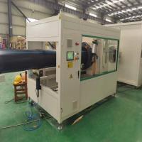 China 250 - 630mm Chipless Cutting Machine PLC PE Pipe Plastic Pipe Extruder for sale