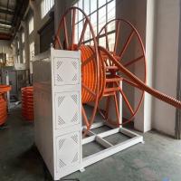 China Carbon Spiral COD Pipe Extrusion Line HDPE Corrosion Resistant Optic Duct Production Line for sale