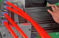 China PA66 GF25 Polyamide Thermal Break Profile Extrusion Line Profile Extruder for sale