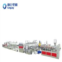 China PC PP Hollow Profile Board Extrusion Production Line for sale
