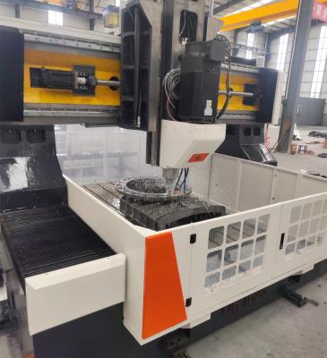 China Multifunction CNC Plate Cutting And Drilling Machine With Disc Tool Changer for sale