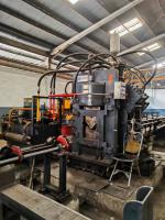 China Enhanced High Speed CNC Heavy Angle Punching Marking Shearing Machine Line Model JNC2020Q for sale