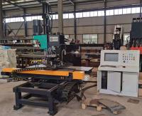 China 1200KN Servo Feed Drilling Force Cnc Plate Hole Drilling Machine With 26mm Max Punching Diameter for sale