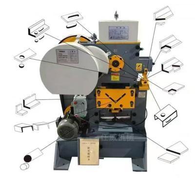 China Small Combined Punching And Shearing Machine For Round Steel Angle Steel Channel Steel for sale