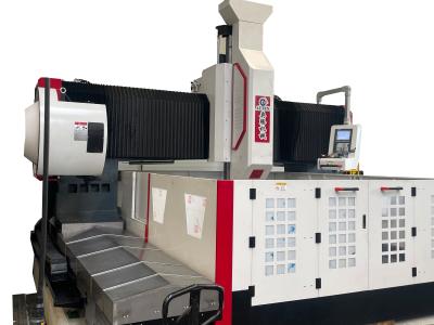 China 1000mm Gantry Height Dual Head CNC Plate Milling TappingMachine And Workpiece Size 3500x3500mm for sale