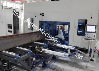 China Bt40 Spindle Bore Taper Steel Structure H Beam Cnc Drilling And Sawing Machine Line 5-30mm Drilling Diameter Range for sale