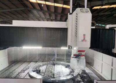 China 9000x7500x4000mm Overall Size CNC Gantry Flange Drilling Marking Machine BT50 Spindle Taper for sale