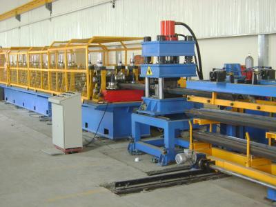 China W Shape 2 And 3 Waves Highway Guardrail Steel Plate Roll Forming Machine Cold Rolling Mill for sale