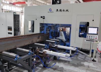 China New CNC Beam Drilling Cutting Milling Production Line For Steel H-Beam Structure for sale