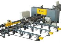 China 7 CNC Axes Industry Steel CNC Metal Cnc 3D H I Beam Drilling Cutter Machine PLC Control for sale