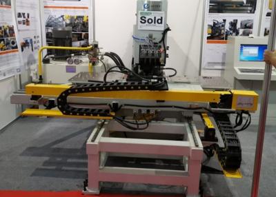 China BT50 Drilling Spindle CNC Punching Machine For Steel Metal Sheet Hole Forming 40mm Drilling Thickness for sale
