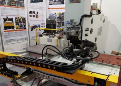 China Steel Structure Fabrication CNC Hydraulic Plate Punching Machine Construction Steel Plate Processing for sale