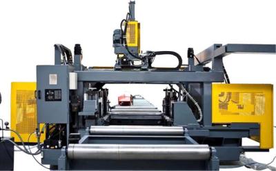 China High Speed CNC H Beam Drilling Machine Line Nine Drill Heads On Top / Left / Right for sale