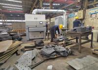 China Steel Structure Fabrication Equipment Metal Plate Polishing Machine Transmission Tower Manufacturing for sale