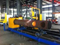 China 8 Axis CNC Plasma Pipe Cutting Beveling Machine For Circle / Square Hollow Section for sale