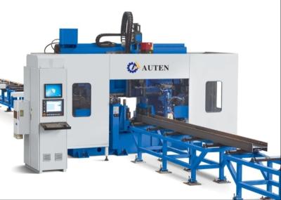China Vertical Parking Garage Use Cnc Beam Drilling Cutting Machine Line 100～3000 R/Min Spindle Speed for sale