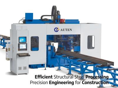 China Construction Engineering Bridge Project Cnc Beam Drilling Machine Line BT40 Main Spindle for sale