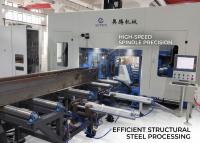 China Bridge Fabrication Use High Speed CNC H Beam Drilling Sawing Machine With Shearing Function for sale