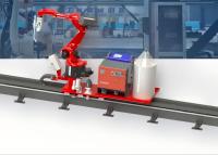 China 2010mm Arm Span Orthogonal Rail Welding Robot For Crane Beam H-Shaped Steel Column for sale