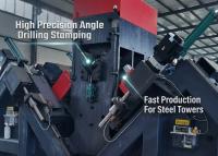 China Intelligent CNC Angle Drilling And Marking Machine With 6 Drilling Heads for sale
