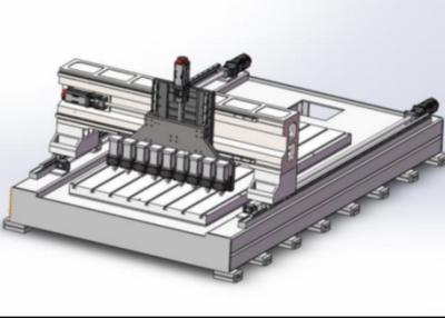 China CNC Sieve Plate Drilling Machine 13pcs Vertical Sliding Ram Drilling Power Head for sale