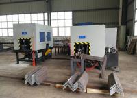 China Model  GQ250 Cnc Angle Steel Root Milling Machine 2pcs Feeding Motor for sale